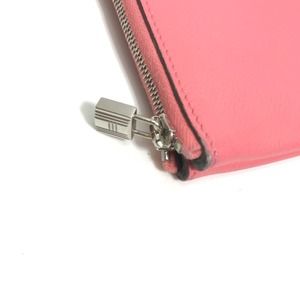 Hermes | Bags | Hermes Atout Gm Pouch Evercolor Womens Rose Azalee Pink ...
